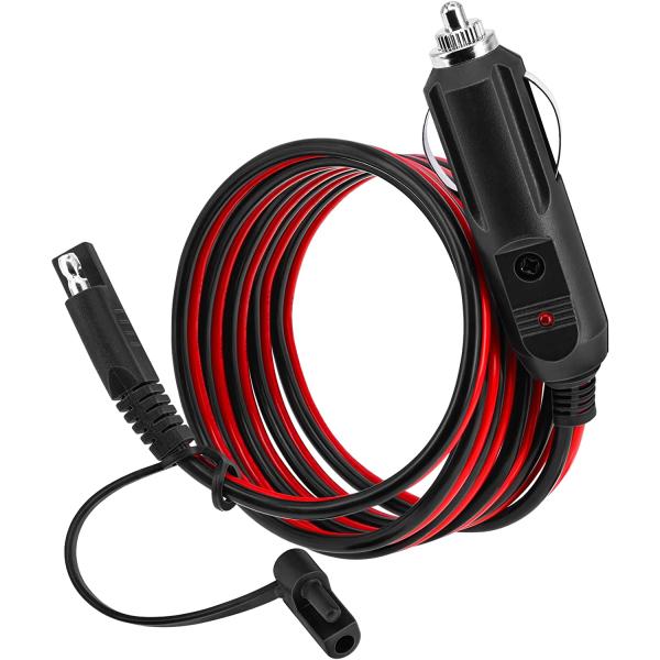 商品名Yeebline SAE Cigarette Lighter Charger Cable, 5FT 14AWG 12V Cigarette Lighter Male Plug to SAE Quick Release Disconne...