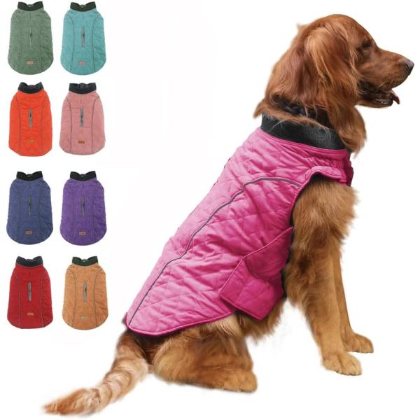 商品名EMUST Winter Dog Coats, Dog Apparel for Cold Weather, British Style Windproof Warm Dog Jacket for Dog Coats for Winte...