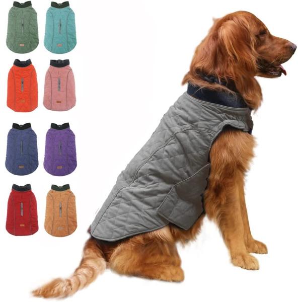 商品名EMUST Dog Winter Coats, Windproof Dog Jackets for Cold Weather with Lofty Collar, Puppy Clothes for Small Dog Clothes...