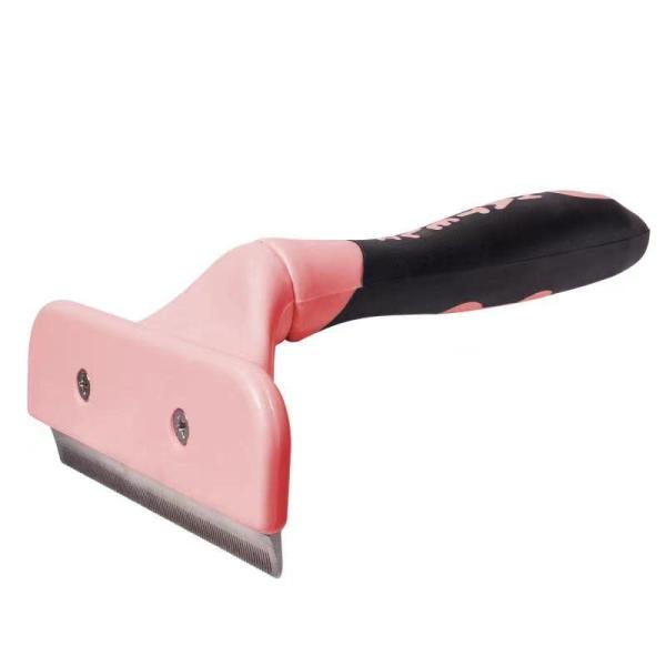 商品名HATELI Self Cleaning Slicker Brush for Cat &amp; Dog - Cat Grooming Brushes for Shedding Removes Mats, Tangles and Lo...