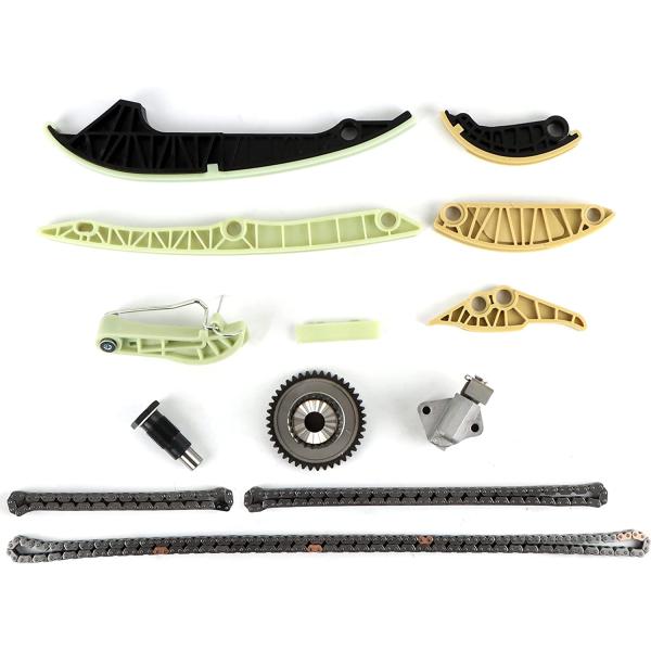 商品名DAYSYORE Engine Timing Chain Kit - with Gear Tensioners Guide Rails Fits for Au-di 2008-2013 A3 A4 A5 A6 Q5 TT Allroa...