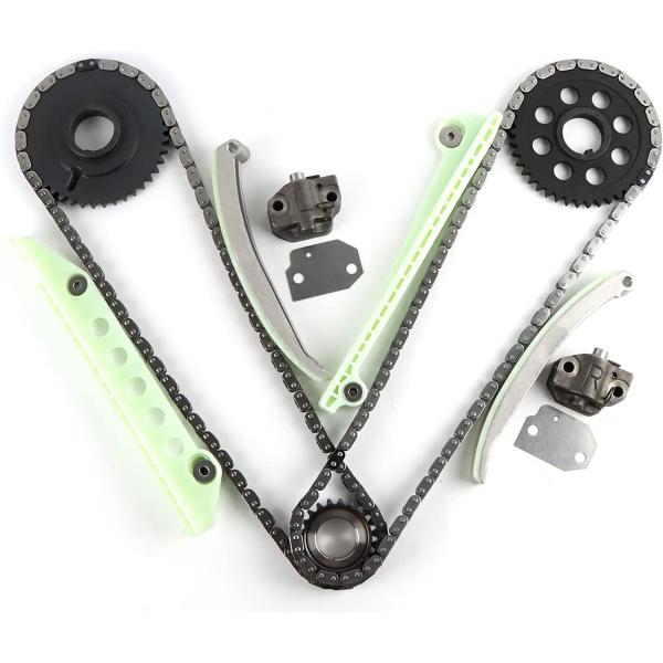 商品名DYASYORE 4.6L Engine Timing Chain Kit - with Gear &amp; Tensioners + Guide Rails Fits for Ford 1997-2010 F-150 Explor...