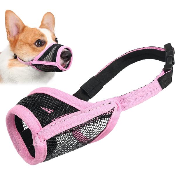 商品名Dog Muzzle, Mesh Muzzle for Small Medium Large Dogs, Soft Dog Muzzle to Prevent Biting Chewing, Drinkable Breathable ...
