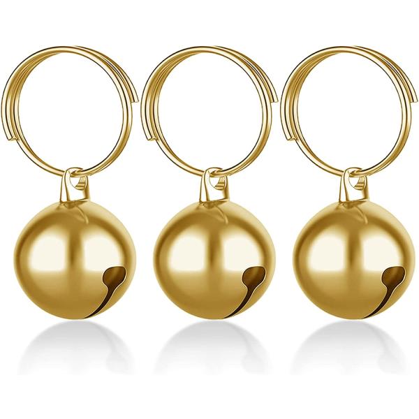 商品名Coastal Pet ラウンドドッグベル ドッグチャームベル ペットペンダント、3個 紛失防止トレーニングベル 首輪 ペットペンダントアクセサリーに最適 1/2インチ シルバーインチ(3、ゴールド)Coastal Pet Round...