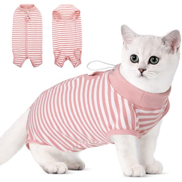 商品名SUNFURA Cat Recovery Suit, Surgery Recovery Suit for Male Female Cats for Abdominal Wounds, Kitten Neuter Onesie Cat ...
