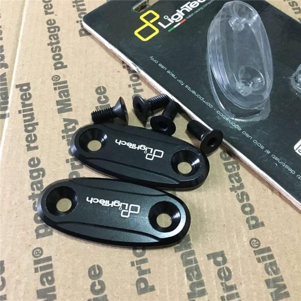 商品名:  Mirror Hole Caps Covers Plug Eliminators Block Off Blanking Plates Compatible for Honda CBR600RR 2004-2012 CBR900R...