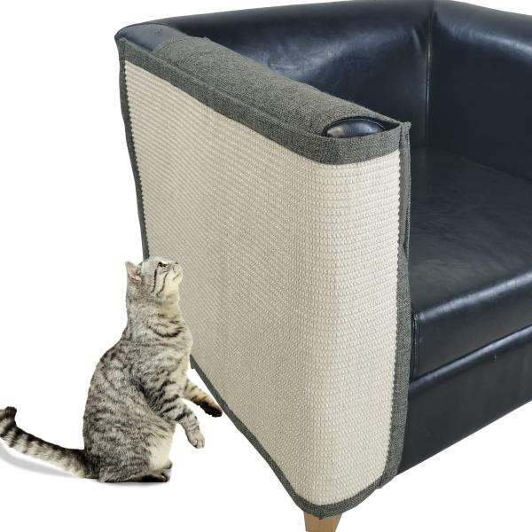 商品名Upgraded Cat Scratch Furniture Couch Protector with Natural Sisal for Protecting Couch Sofa Chairブランド：Oroonoko商品サイズ：高...