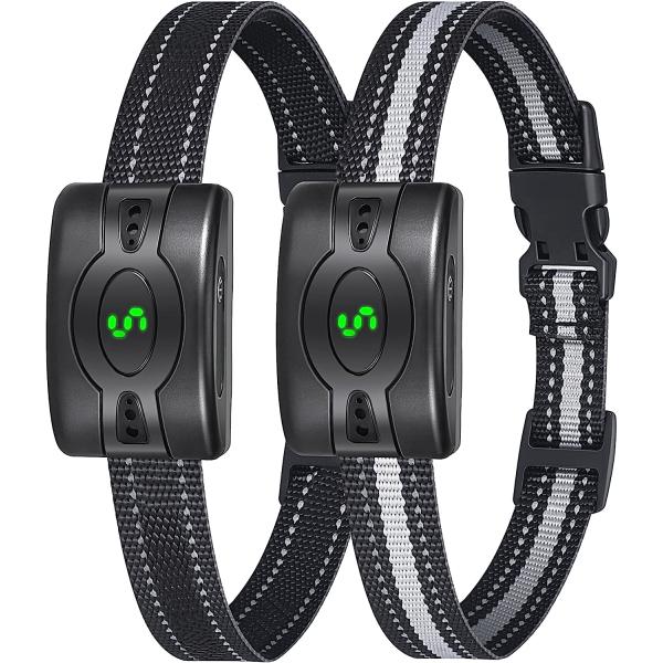 商品名2 Pack Rechargeable Dog Bark Collar, Anti Barking Collar with 5 Sensitivity, No Shock Bark Collar with Vibration&amp;...