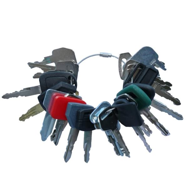 商品名Recmod 25 Heavy Equipment Construction Ignition Key Set Fit for Caterpillar Case JJD Komatsu Kubota Yanmar Daewoo Hys...