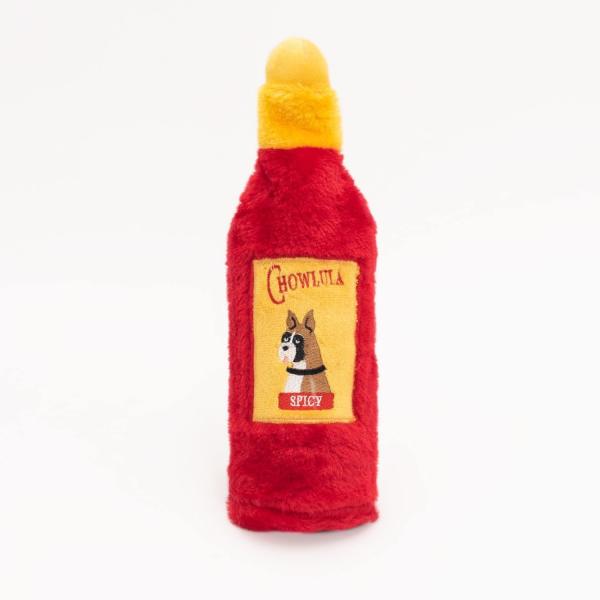 商品名ZippyPaws   Hot Sauce Crusherz - Food Themed Crunchy Water Bottle Dog Toy - Chowlula…ブランド：ZippyPaws商品サイズ：高さ：7.6 cm横幅：...