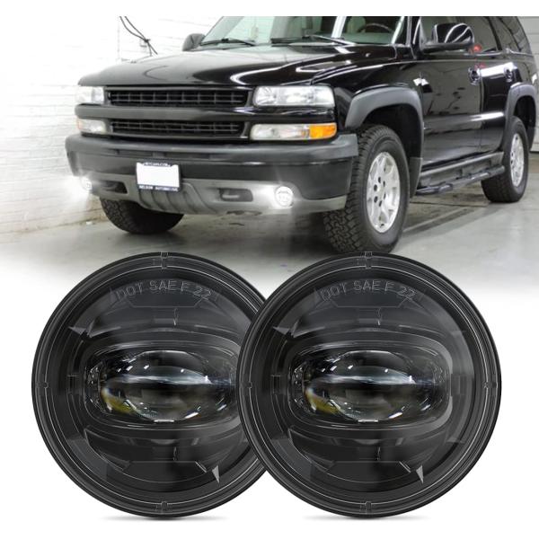商品名LED Fog Lights Assembly Compitable with Chevy Tahoe and Suburban Z71 1500 2001-2006, Pontiac Grand Prix 1994-2003, Po...