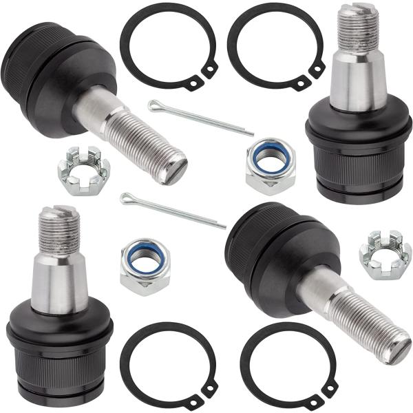 商品名BOXI (set of 4) Front Lower and Upper Ball Joints Fit for Dodge Ram 2500 3500 1994-1999 / for Ford Excursion 2000-200...