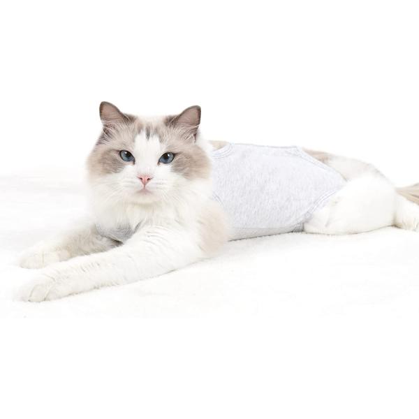 商品名Dotoner Cat Surgery Recovery Suit for Abdominal Wounds or Skin Disorders,Breathable Substitute to E-Collar, Anti-Lick...