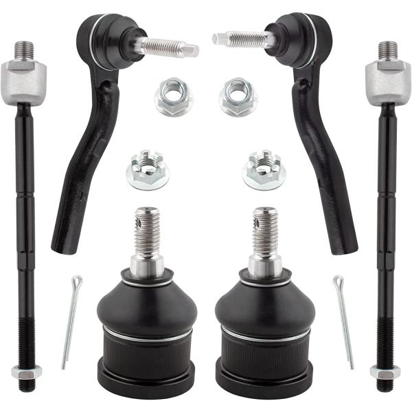 商品名BOXI 6pcs Front Ball Joints Tie Rods for Cadillac CTS 2003 2004 2005 2006 2007 All Models | K80635 ES3585 ES3586 EV80...