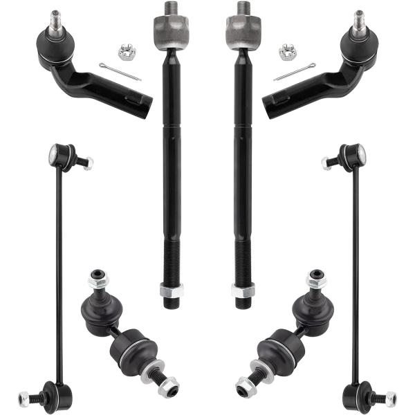 商品名BOXI 8pcs Front and Rear Sway Bars&amp;Tie Rod for Mazda 3 2004-2009 / Mazda 3 Sport 2009 / Mazda 5 2006 2007 2008 20...