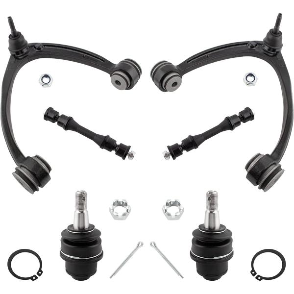 商品名BOXI 6pcs Front Upper Control Arms Ball Joints for Cadillac Escalade ESV EXT /Chevy Avalanche Silverado 1500 Suburban...