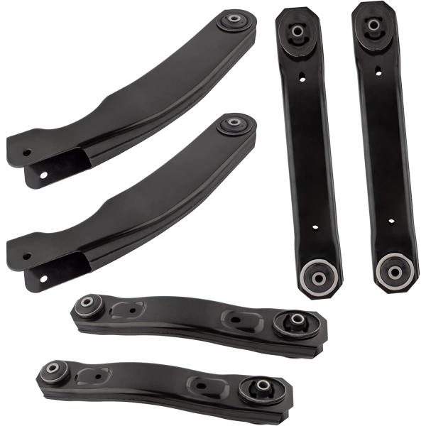 商品名BOXI フロント&amp;リアコントロールアームセット 交換用 ジープグランドチェロキー 1999 2000 2001 2002 2003 2004 全モデル| K640797 K640773 K641869BOXI 6pcs Fr...