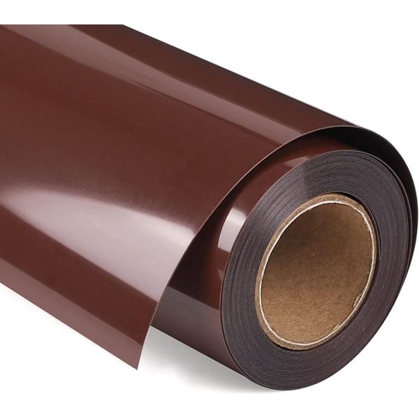商品名VINYL FROG Heat Transfer Vinyl Roll HTV Vinyl - 12""x12ft Brown Iron on Vinyl for T-Shirts, Heat Press Vinyl for DIY ...