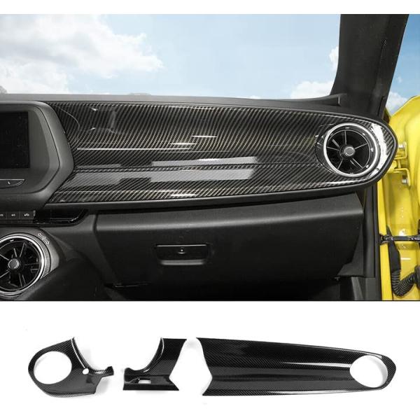 商品名Hoolcar Interior Center Console Panel Trim Co-Pilot Passenger Trim Cover Compatible with 2016-2022 Chevrolet Camaro, ...