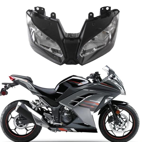 商品名:  Motorcycle Headlight Light Head Lamp Assembly For Kawasaki EX300R Ninja 300 2013 2014 2015 2016 2017 Ninja 300 13 ...