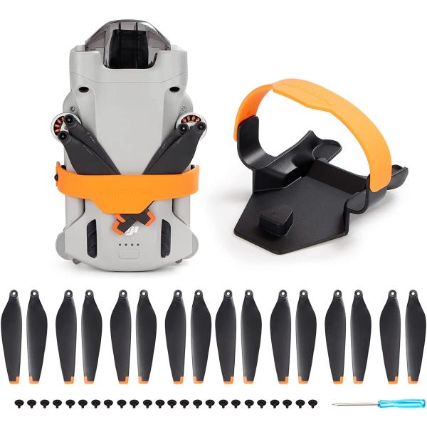 商品名：Mini 3 Pro Propeller Holder+16Pcs Propellers Paddle Blade for DJI Mini 3 pro Accessories (Orange)ブランド：Behorse商品サイズ：高...