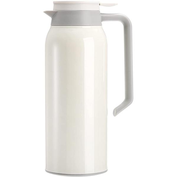 商品名Hacaroa 50 Oz (1.5L) Stainless Steel Thermal Carafe, Double Walled Vacuum Coffee Thermos, Heat Retention Dispenser In...