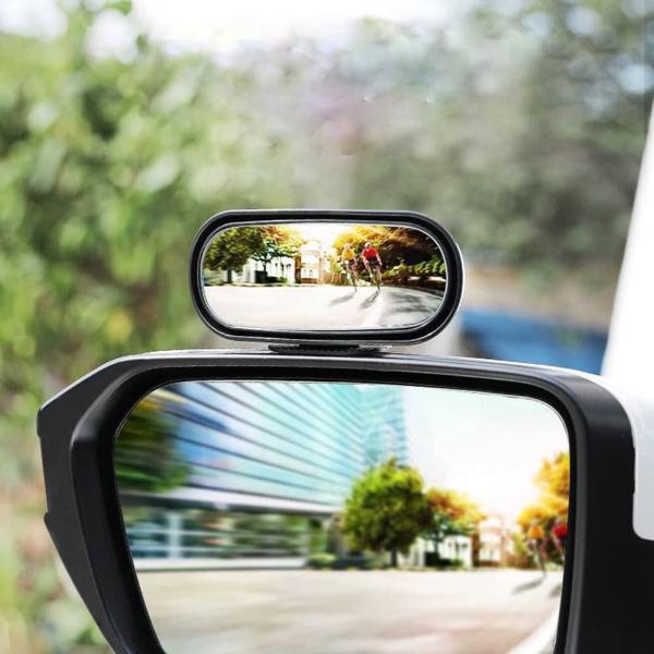 商品名Blind Spot Car Rearview Stick on Mirror, Adjustable Blindspot Convex Side Eye Mirrors for Trucks, Automotive Body Par...