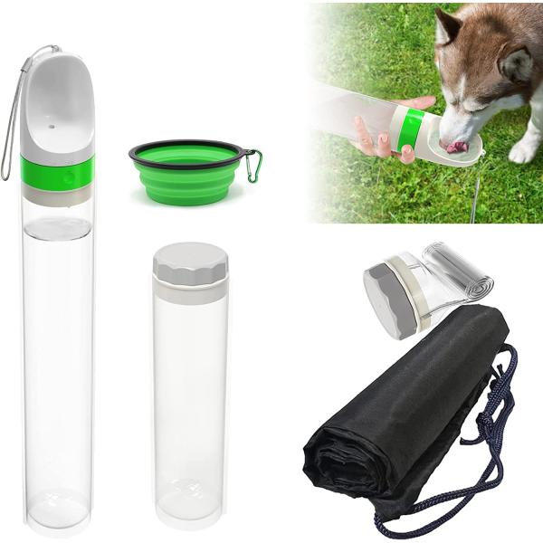 商品名：Lalolee Pet Water Bottle, Dog Travel Water Bottle for Dogs, Leakproof Foldable Food Bowl for Outdoor Travel Walking ...