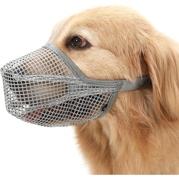 商品名Dog Muzzle, Soft Mesh Muzzle for Small Medium Large Dogs Labrador German Shepherd, Breathable Adjustable Muzzles for ...
