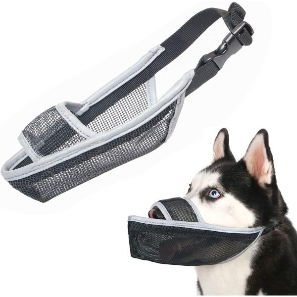 商品名Nylon Dog Muzzle for Small Medium Large Dogs, Air Mesh Breathable and Drinkable Pet Muzzle for Anti-Biting Anti-Barki...