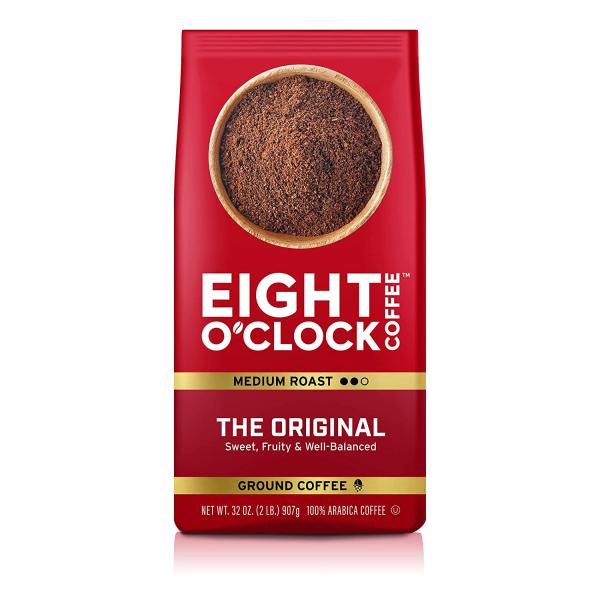 商品名Eight O'Clock Coffee The Original, Medium Roast, Ground Coffee, 32 Ounce (Pack of 1), 100% Arabica, Kosher Certifiedブ...