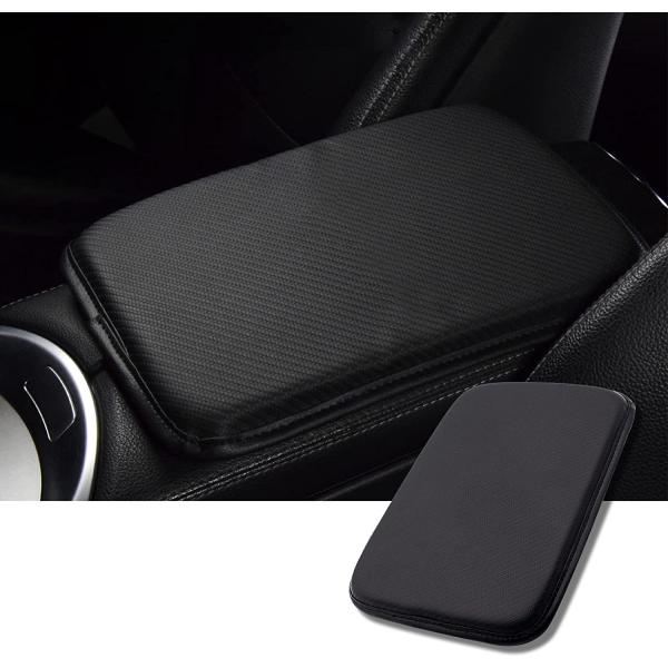 商品名yonwait Leather Center Console Cushion Pad, 11.4""x7.4"" Waterproof Armrest Seat Box Cover Fit for Most Cars, Vehicle...