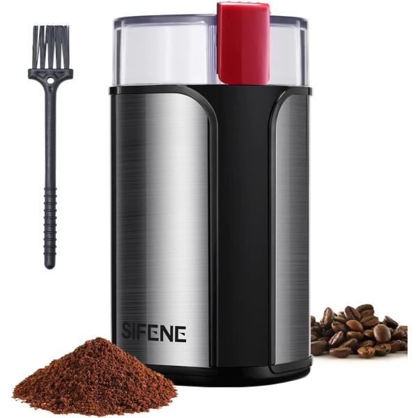 商品名SIFENE Coffee Grinder Electric, Coffee Beans Grinder, Espresso Grinder, Coffee Mill with Powerful Motor also for Spic...