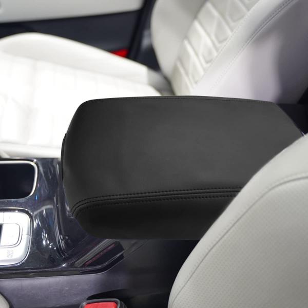 商品名INGET カーセンターコンソールカバー KIA Telluride アクセサリー 2022 2021 2020用 レザー ミドルアームレストカバー センターコンソール蓋プロテクター KIA Telluride インテリアアクセサリー...