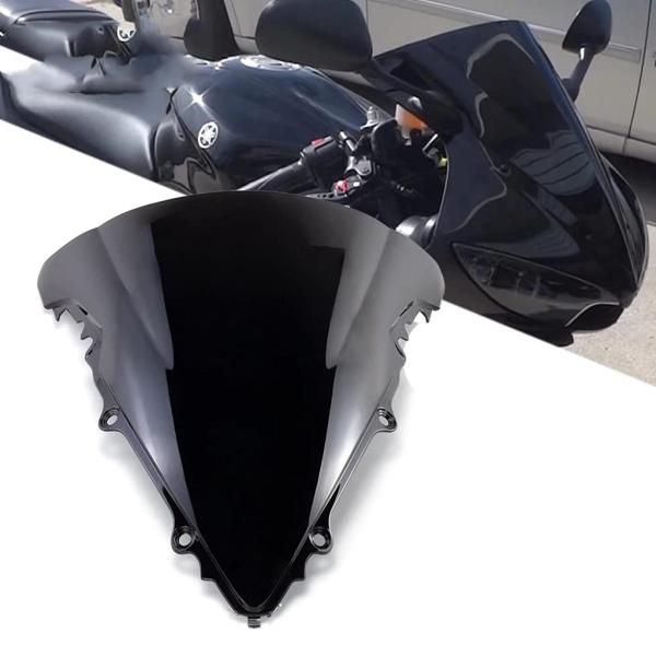 商品名:  Aoicils Motorbike Windshield Windscreen ABS Plastic Double Bubble Compatible for Yamaha YZF-R6 2003 2004 2005, YZF...