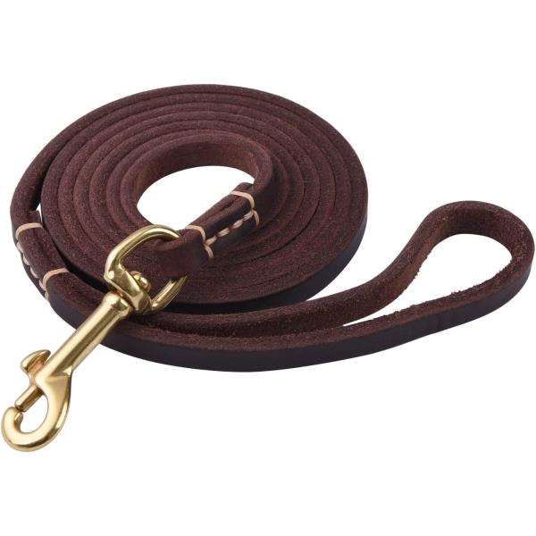 商品名EMICUTE Dog Leash, 4ft 5ft 6ft Geniune Leather Dog Leash for Small Dogs, Dog Training Walking Runningブランド：EMICUTE商品サイ...