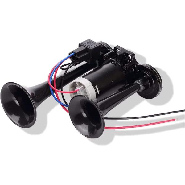 商品名24v Train Horn Kit, 150db Loud Truck Air Horn for Train, Truck, Off-Road, Suvブランド：TangQian商品サイズ：高さ：8.7 cm横幅：17 cm奥行：2...