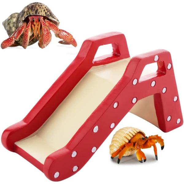 商品名Hermit Crab Resin Bridge Ladder Creative Hideout Climbing Toys Tank Accessories (Red)ブランド：DQITJ商品サイズ：高さ：6.2 cm横幅：7.8 ...