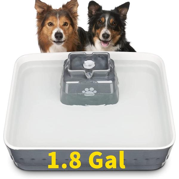 商品名1.8 Gal Large Dog Water Fountain, Natural Ceramic Pet Water Fountain, Human Grade Healthy Dog Fountain, Visceral Burd...