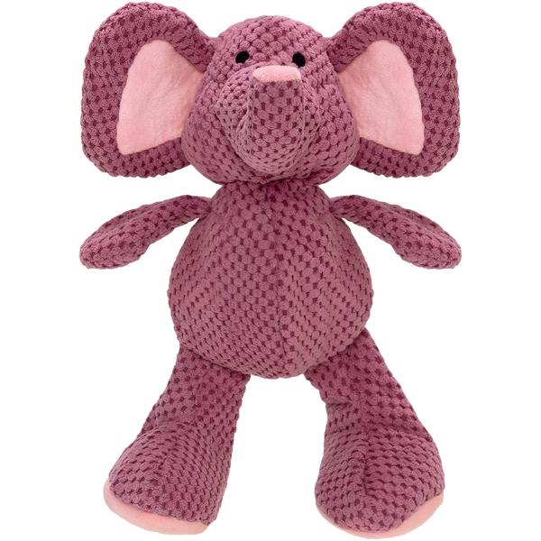 商品名goDog Checkers Elephant Squeaky Plush Dog Toy, Chew Guard Technology - Violet, Largeブランド：goDog商品サイズ：Large高さ：14.1 cm横幅...