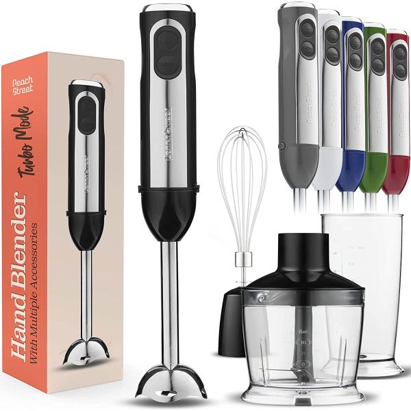 商品名：Multi-Use Immersion Blender, Hand Blender with Powerful Copper Motor 800W, High Speed, Turbo Mode, 3 in 1 Handheld B...