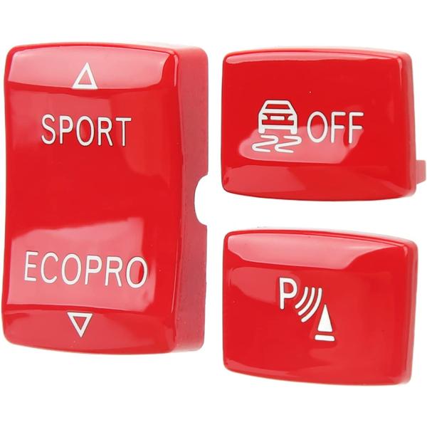 商品名Gear Button Kit, 3Pcs ABS ESP Antislip Switch Sport Button Radar Sensor Key 6131 9252 912-1 6131 9252 912-2 6131 9252...