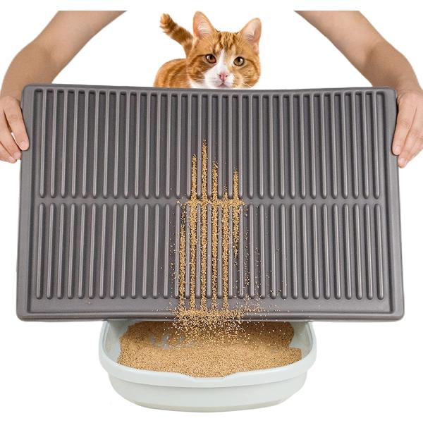 商品名Cat Litter Mat for Kitty Litter Box: Kitty Litter Mats - Litter Pad - Pet Mats for Floor - Kitty Litter Rug - Washabl...