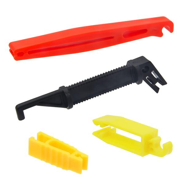 商品名4 Pieces Blade Glass Fuse Puller Insertion Tool Fuse Puller Extraction Tools Mini Plastic Fuse Removal Tools for Car ...