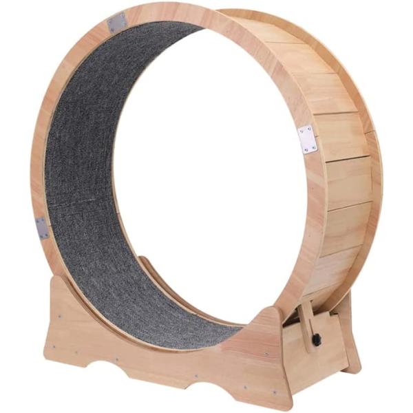 商品名Cat Exercise Wheel Indoor Treadmill with Carpeted cat Runway, Fitness Weight Loss Device，Cat Running Wheel ，Pet Toy ，...