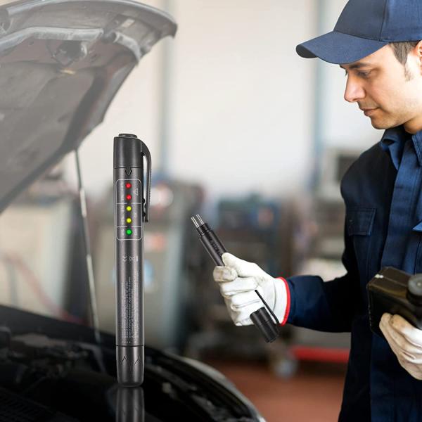 商品名Brake Fluid Tester, Brake Fluid Tester Pen Brake Tool, with 5 LED Lights for DOT3 / DOT4 / DOT5 Brake Fluid Testブランド：...