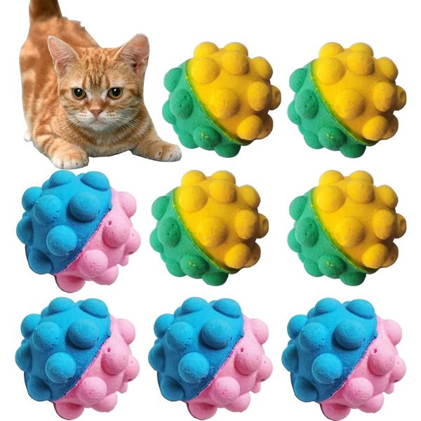 商品名GINFH 猫 フォームボール 猫 スポンジボール おもちゃ 猫 サッカーボール おもちゃ (面白い膨らむソフトボール)GINFH Cat Foam Ball Cat Sponge Ball Toy Cat Soccer Ball T...