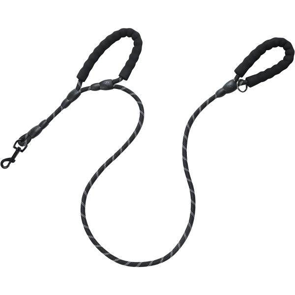 商品名Dog Leash Traffic Double Padded Handles, Comfortable Reflective 2 Handle Strong Leashes Extra Training Control and Wa...