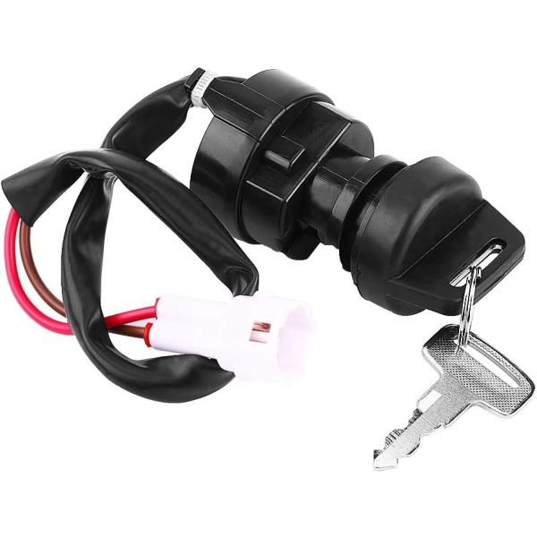 商品名AYNEFY Ignition Switch, 2 Pin Motorcycle ATV Ignition Key Switch for Yamaha YFM 350 Bruin 660R 700R Raptor 350X Warri...