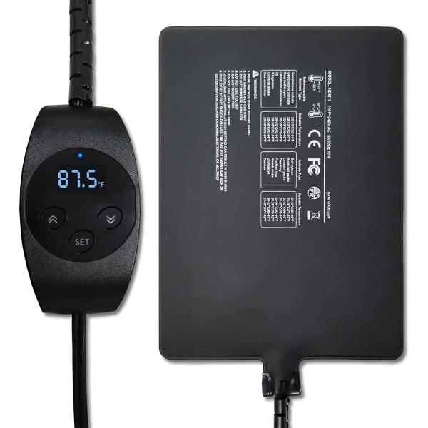 商品名Wedoelsim Digital Reptile Heating pad with Precise Temperature Control Quick Heating Automatic Power-Off Waterproof S...